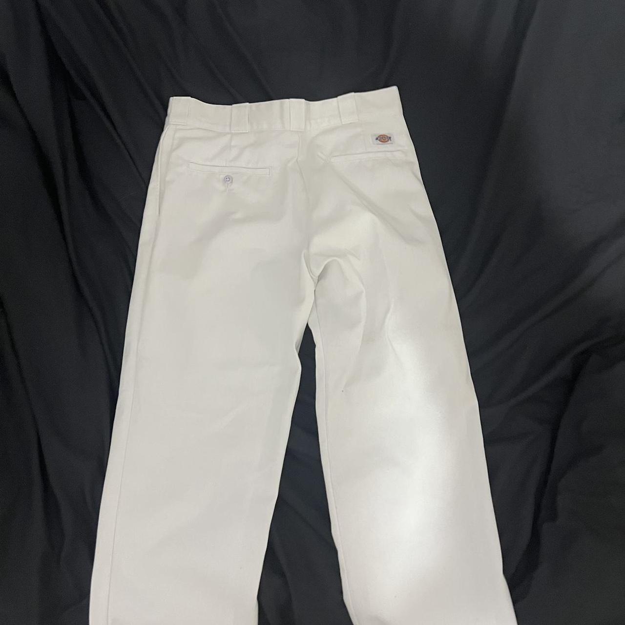 Dickies Men's White Trousers | Depop