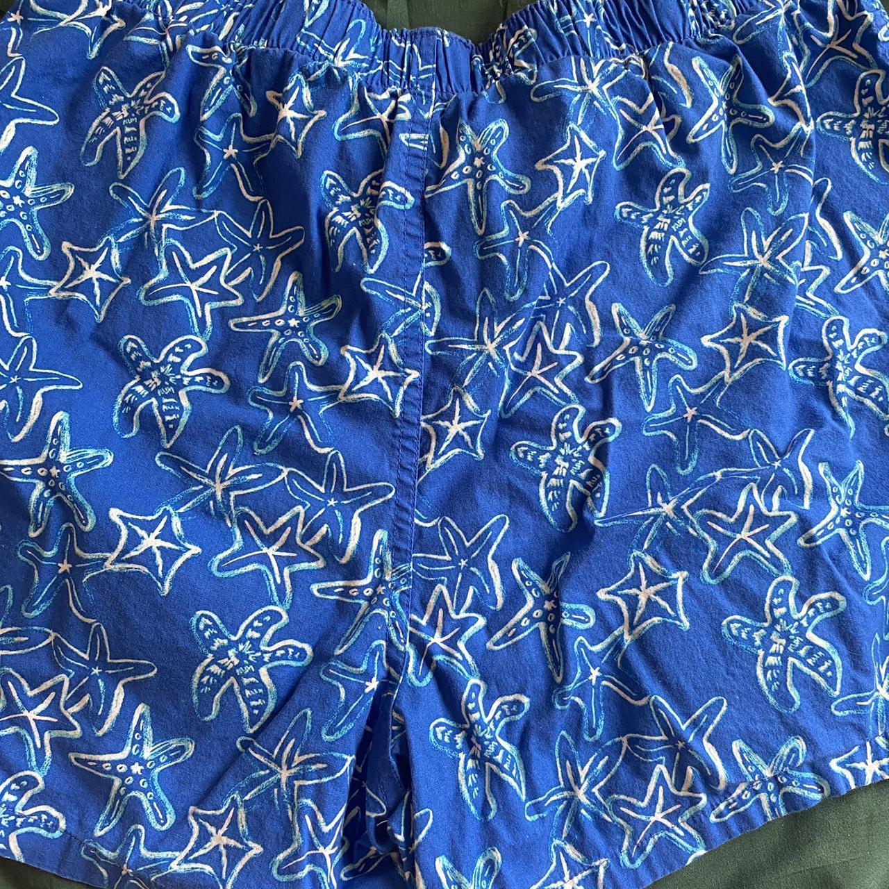 american eagle starfish boxers blue and... - Depop