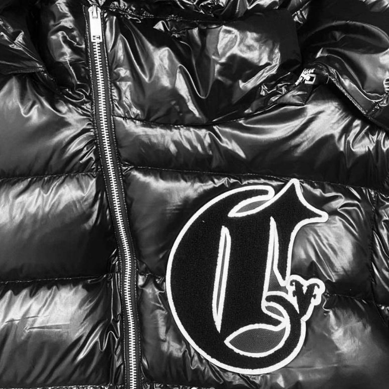 NEED GONE Corvidae puffer jacket Metallic... - Depop