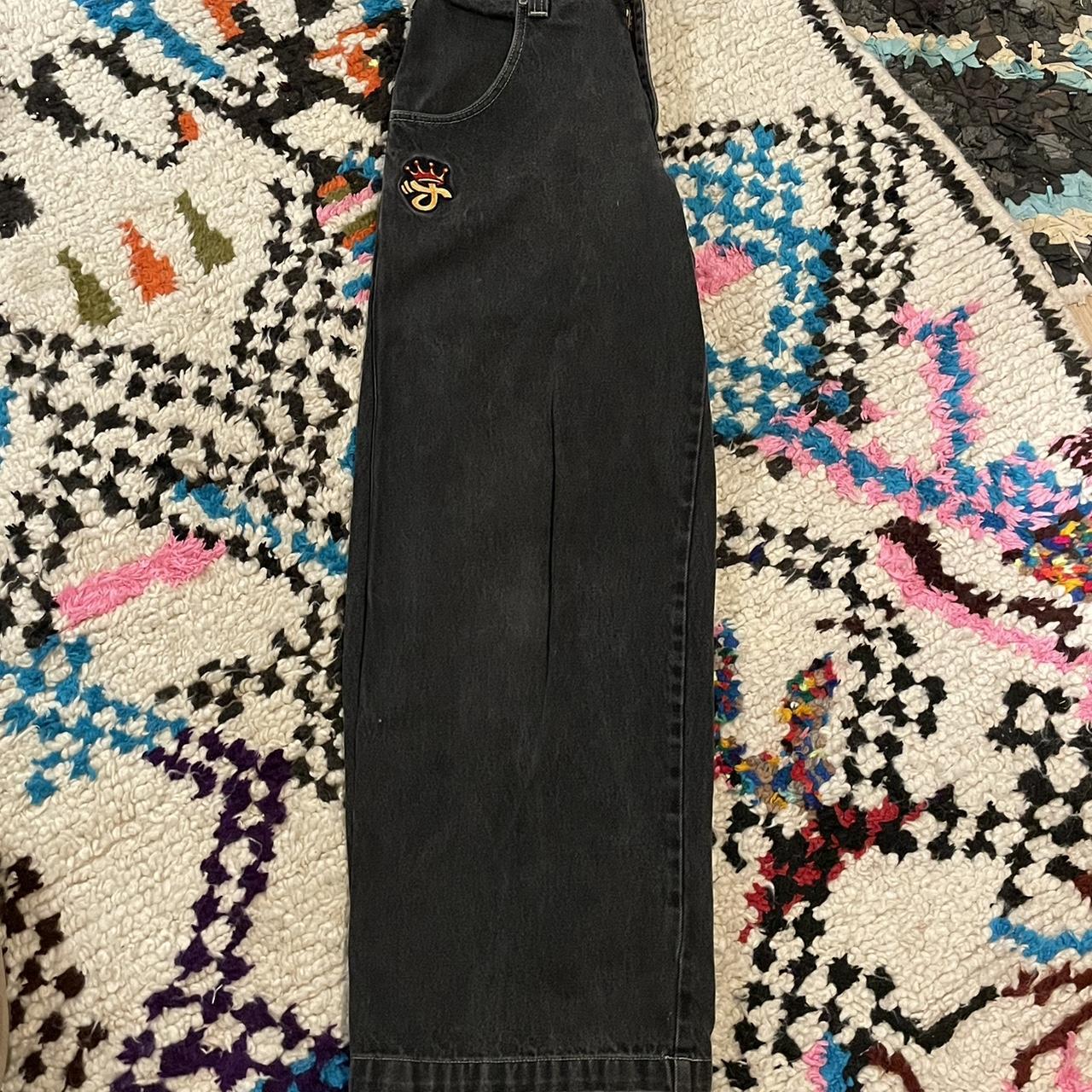Vintage jnco One 7 Nine jeans Pretty black/grey... - Depop