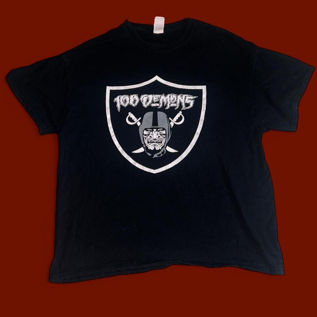 100 Demons Raiders Rip. Size XL but does fit on the... | Depop