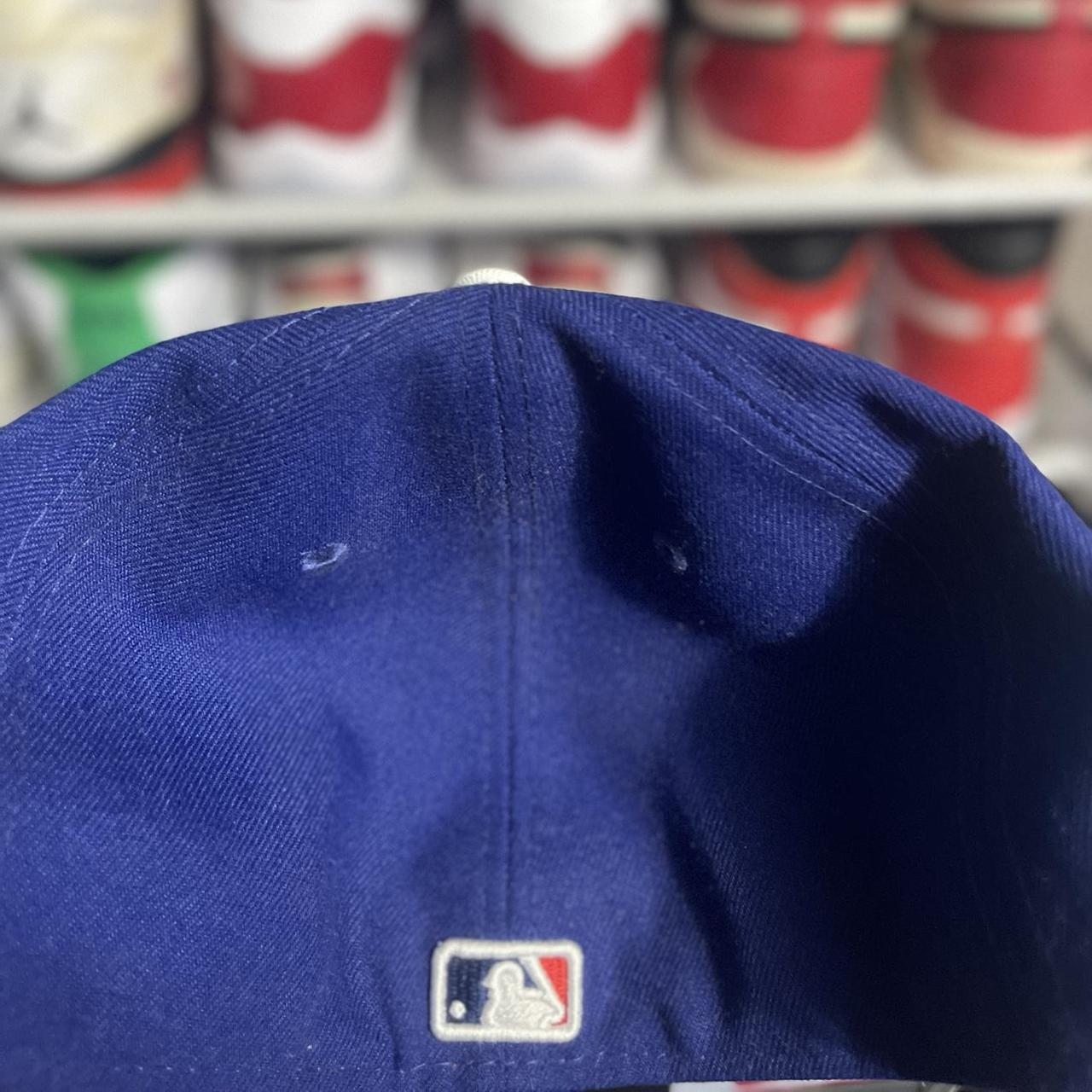MLB Men's Blue and White Hat | Depop