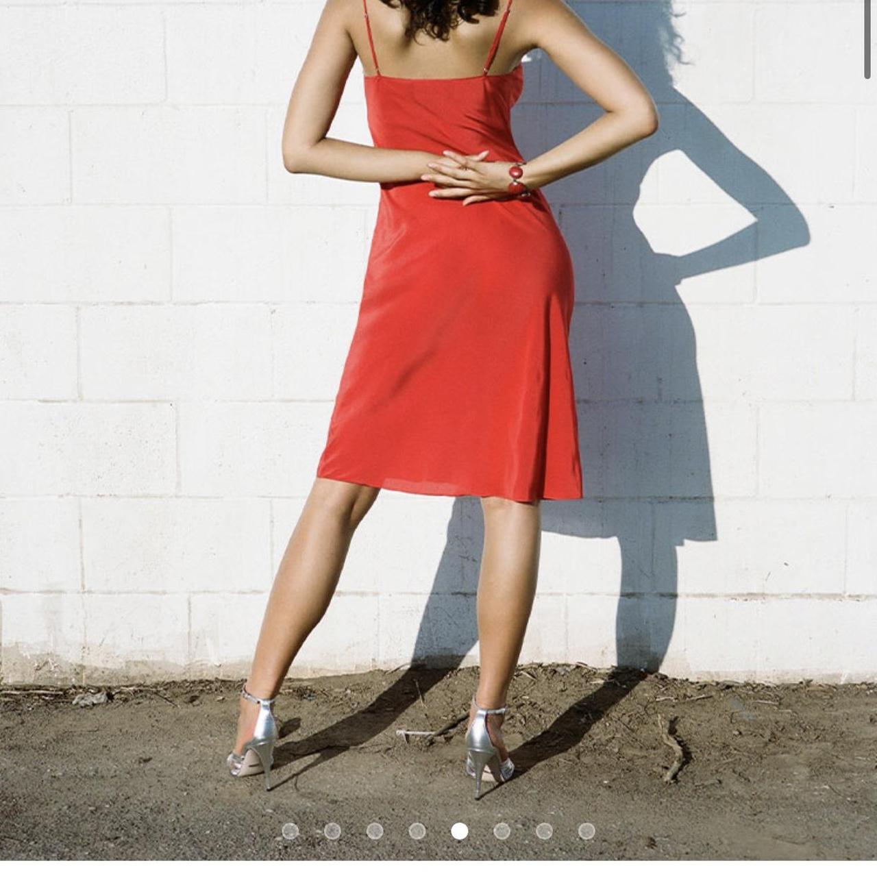 Realisation Par Red Natasha Slip Dress Silk XS Size... - Depop