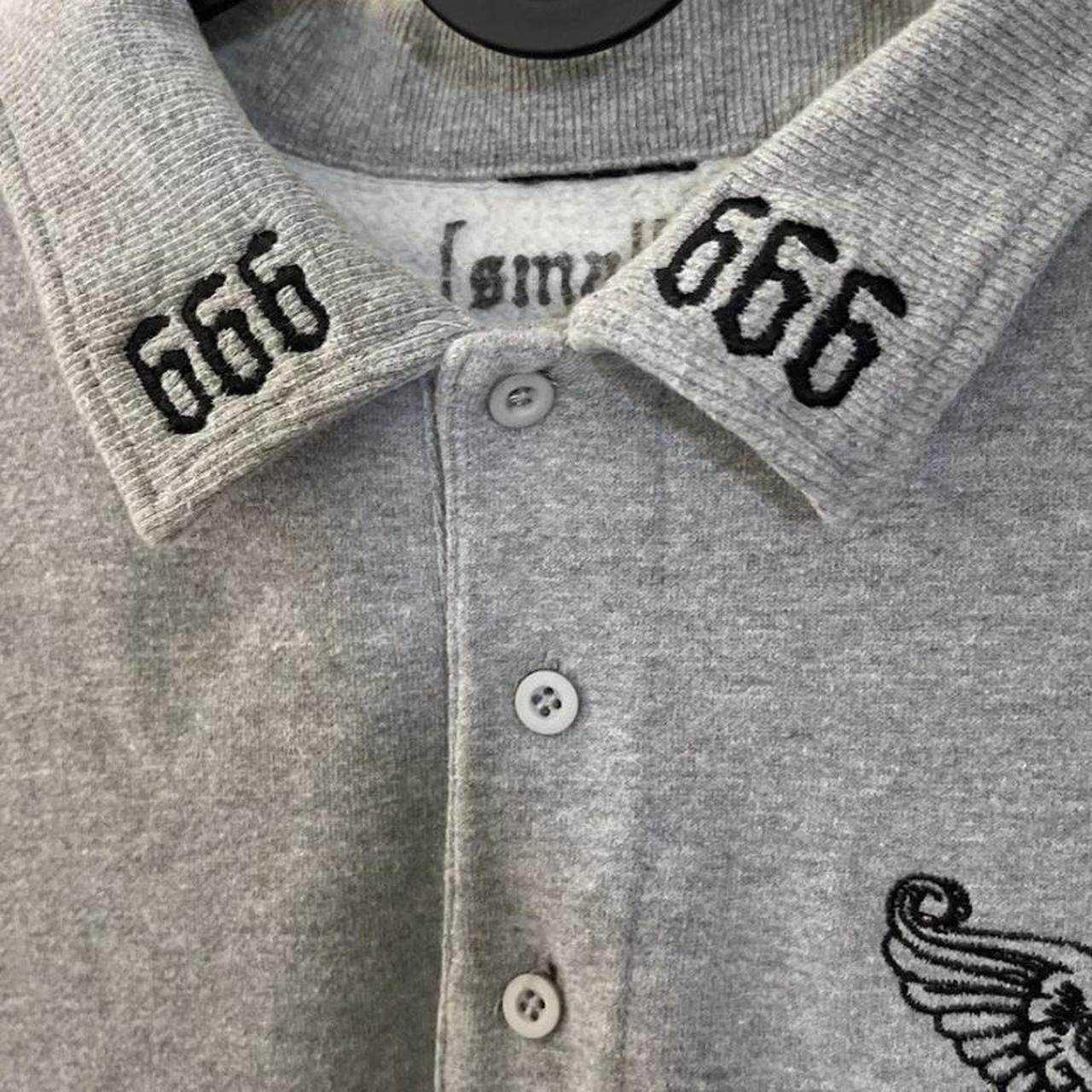 G59 INLFTRGMH long sleeve polo Grey five nine long... - Depop