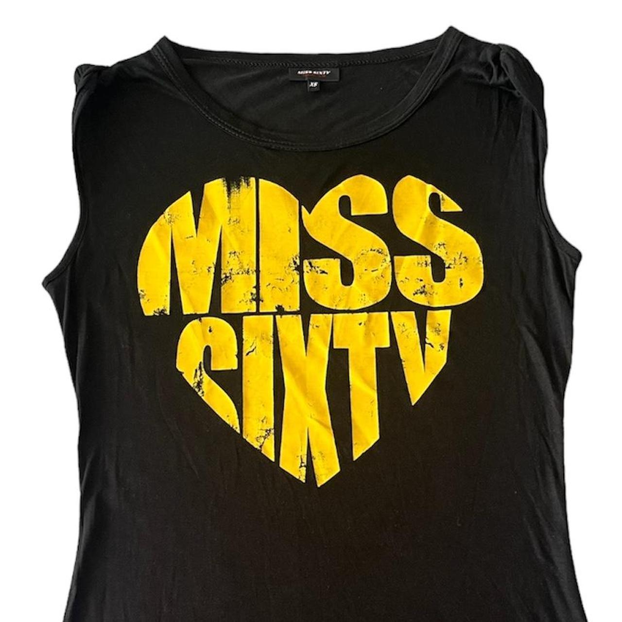 Vintage 2000’s Miss Sixty logo spell out heart... - Depop