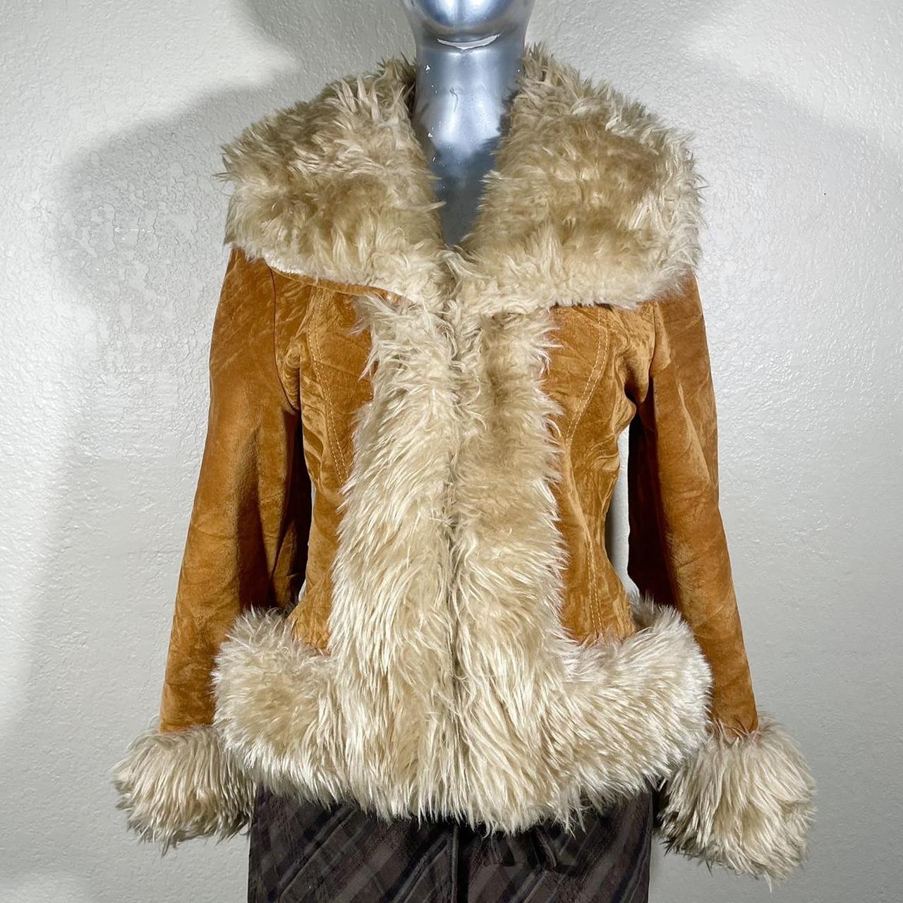 Vintage 70s penny lane coat Vintage 1970s suede... - Depop