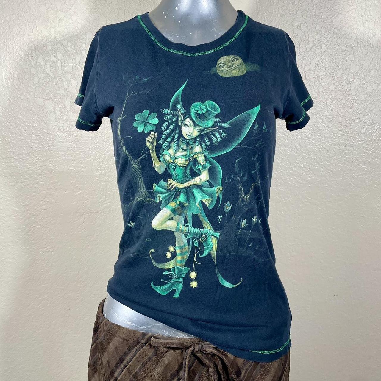 Vintage Trick Fairies baby tee Vintage Hot Topic... - Depop