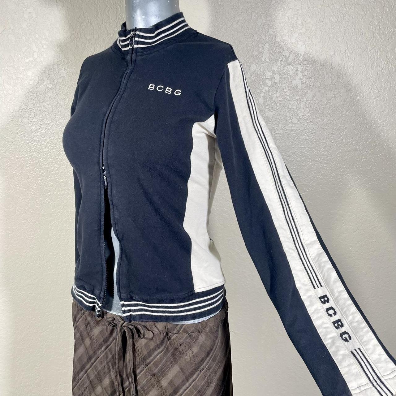 Vintage double zip sweater Vintage Y2K BCBG... - Depop