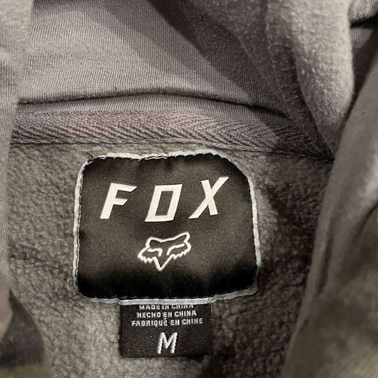 Grunge fox racing hoodie - Depop