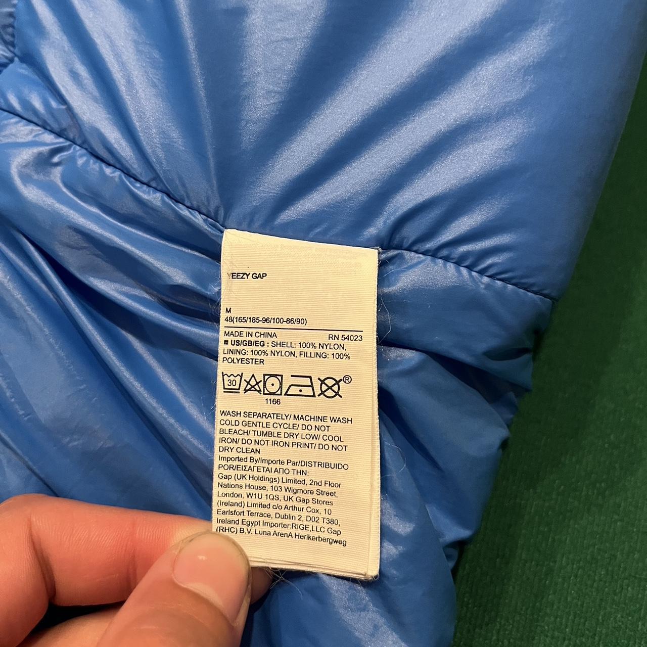 Yeezy gap round puffer jacket Has a hole and stains... - Depop