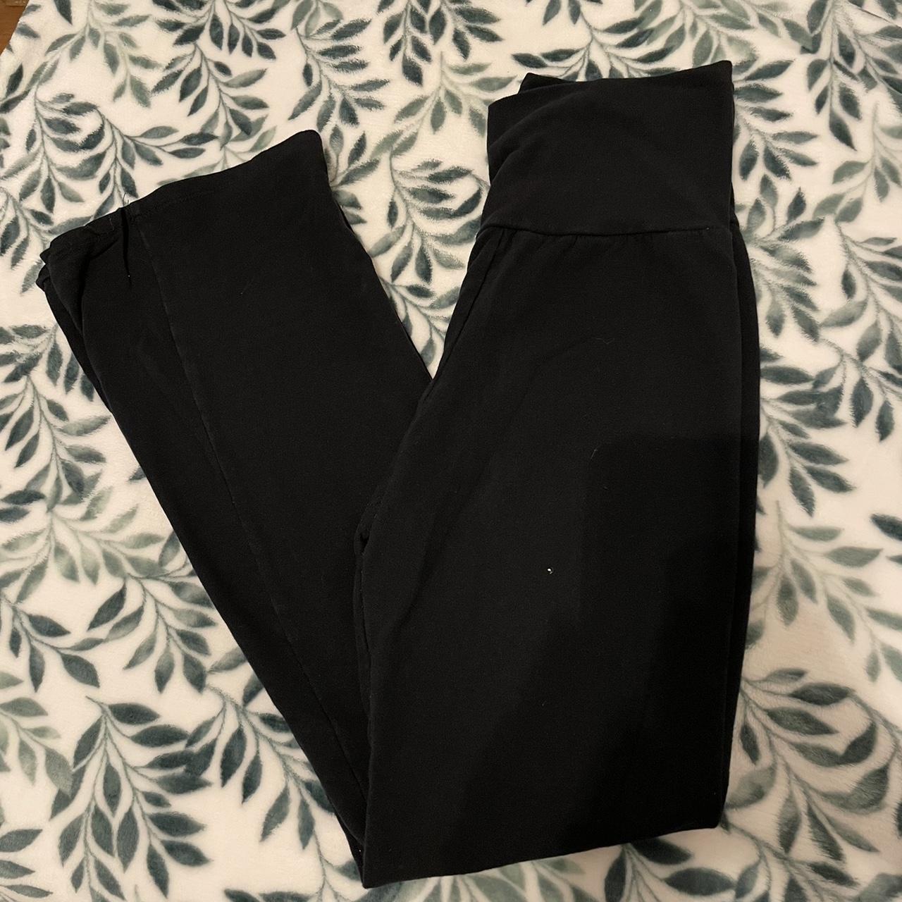 high waisted leggings from target flared and in... - Depop