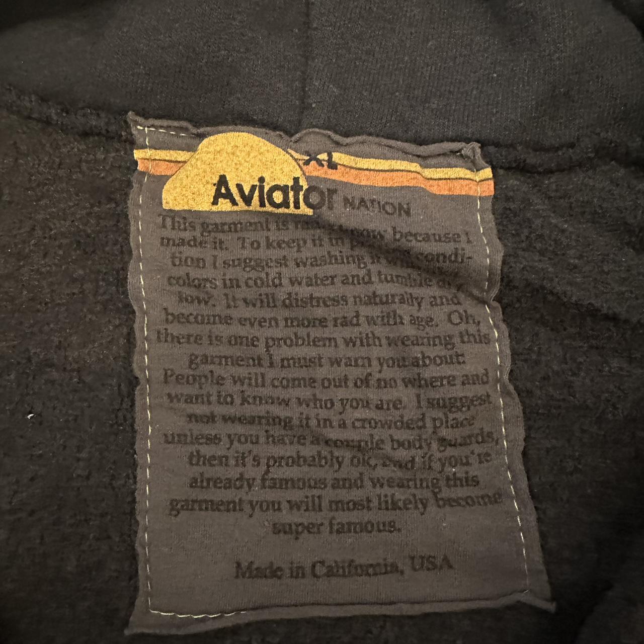 perfect condition men’s xl aviator nation sweatshirt - Depop