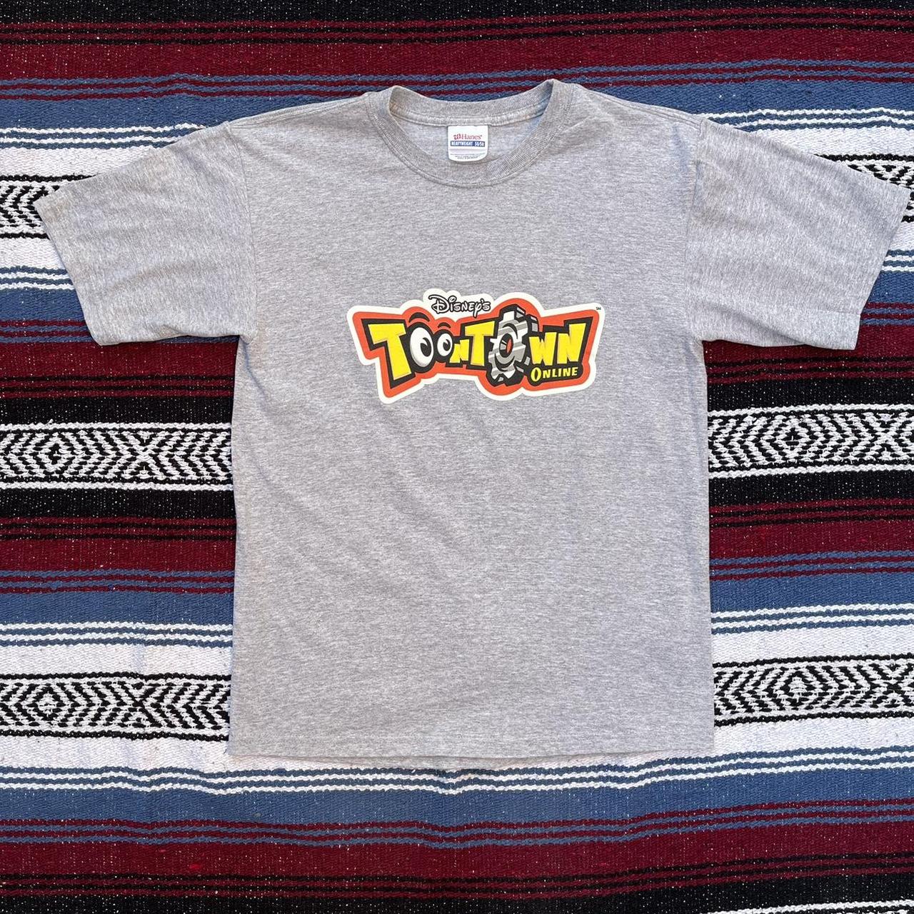 Disney Toontown shirt. Are you Toon enough on back... - Depop