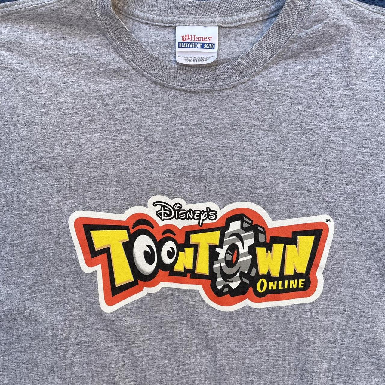 Disney Toontown shirt. Are you Toon enough on back... - Depop