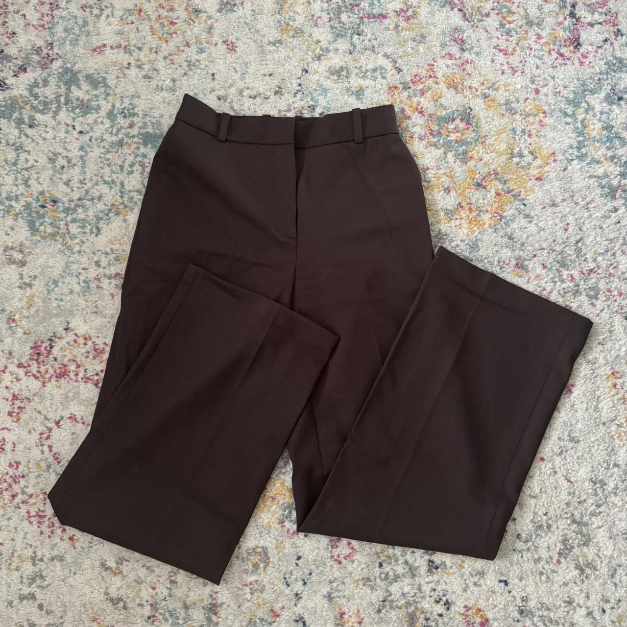 Aritzia Agency Pants in Rich Mocha Brown.... - Depop