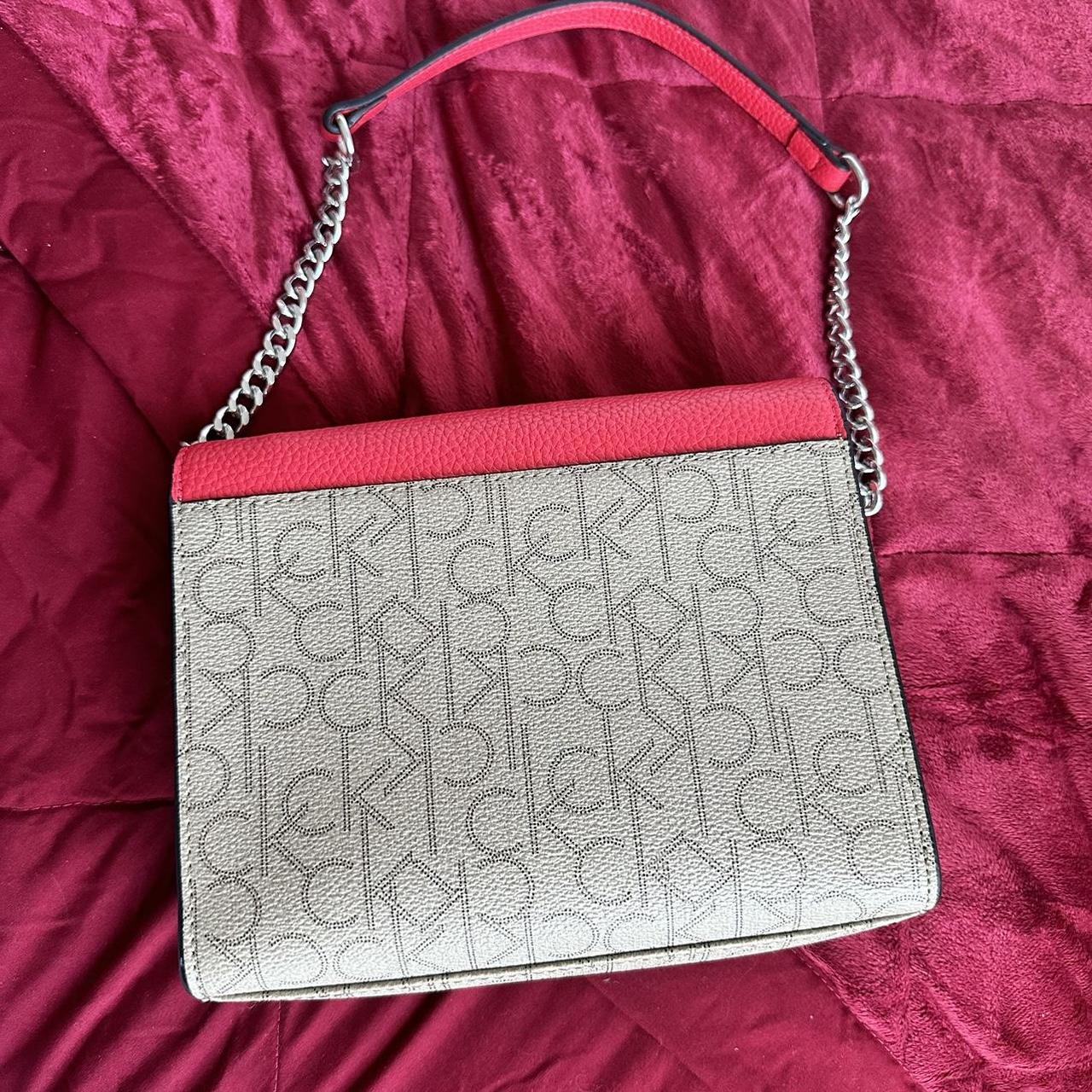 Beautiful bright red Calvin Klein shoulder bag - Depop