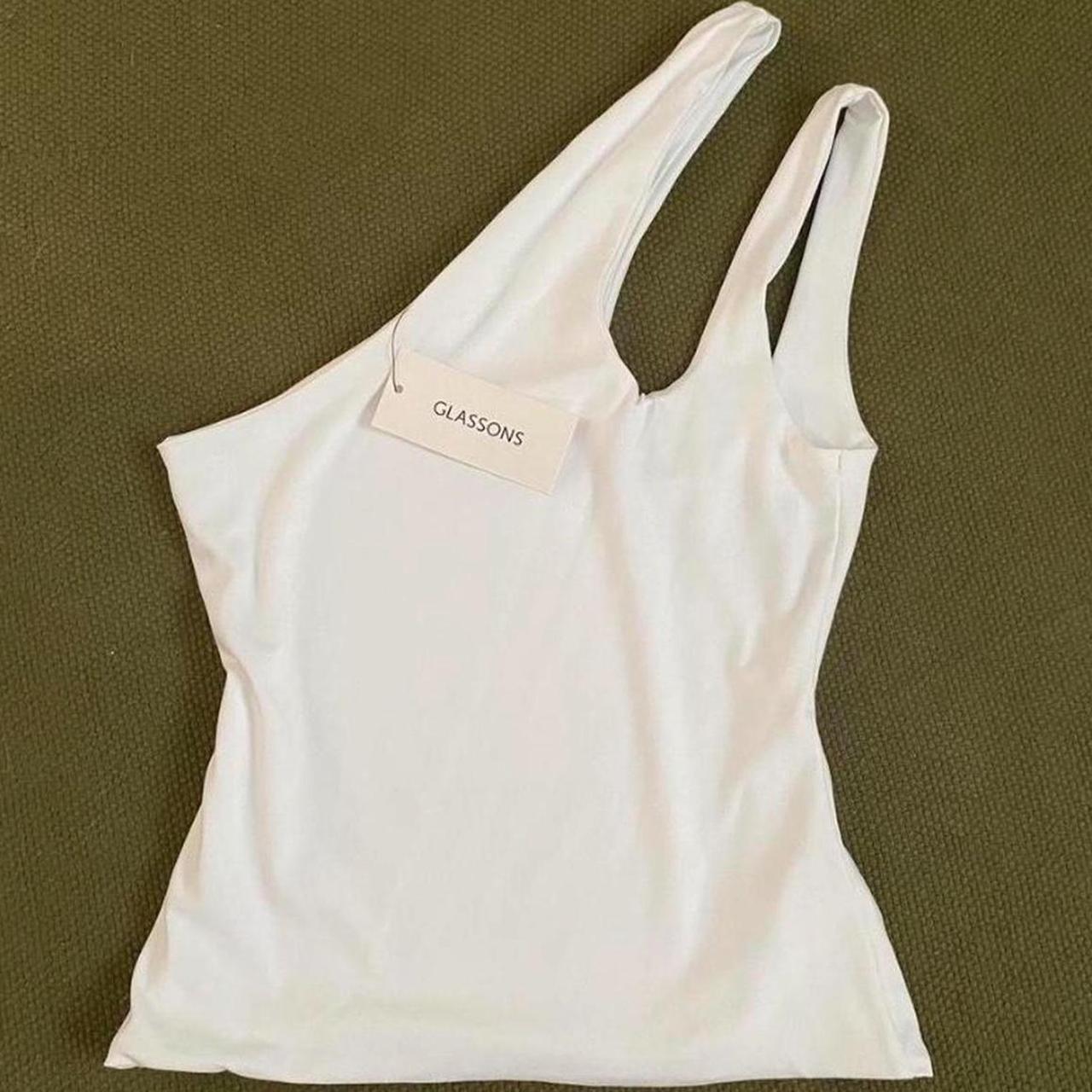 glassons supersoft one shoulder cut out top!! so... - Depop