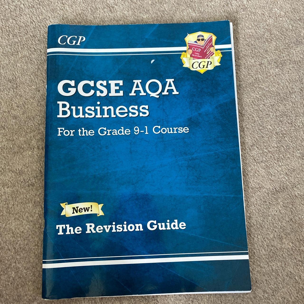 GCSE AQA business CGP revision guide/ textbook... - Depop