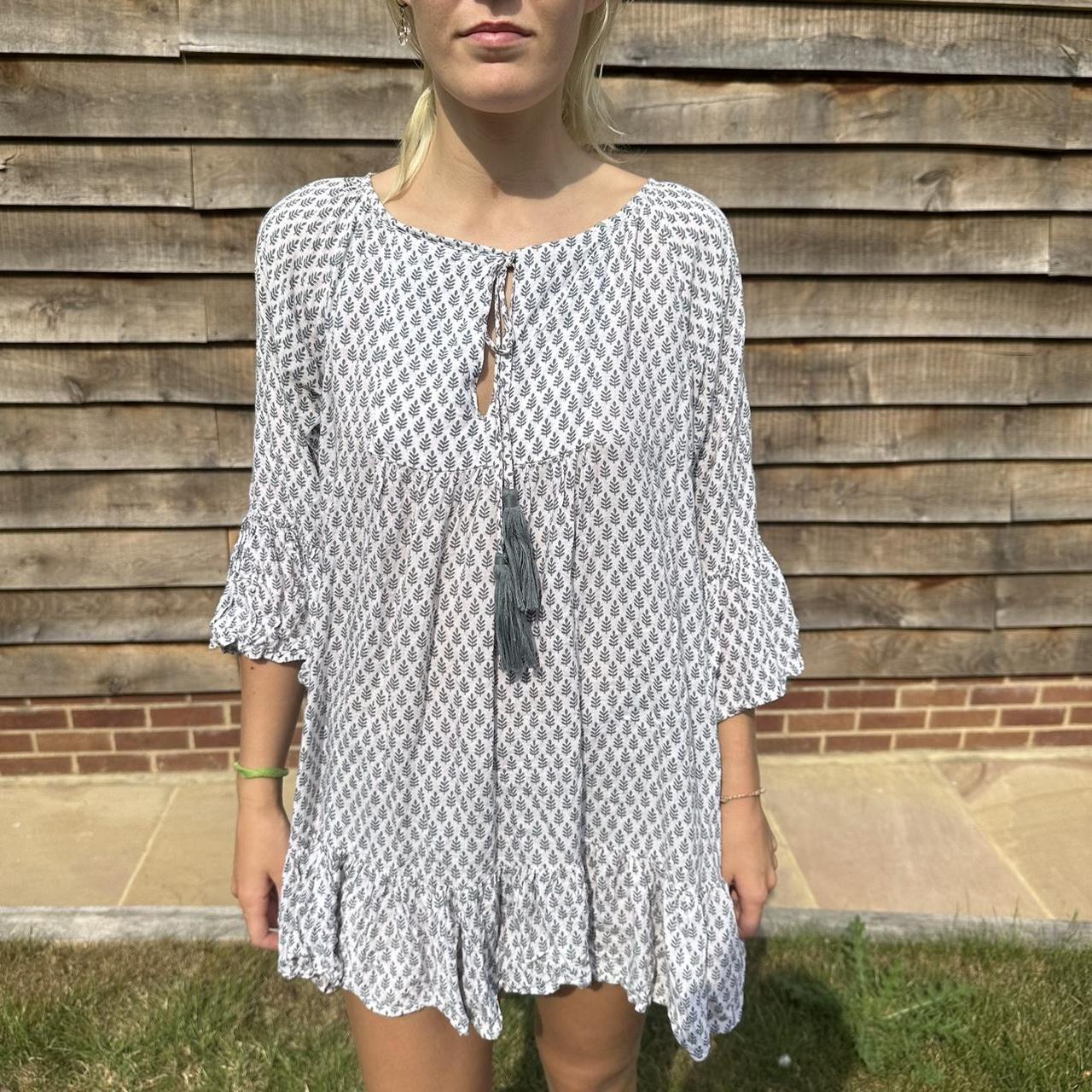 BOHEMIAN FLOATY DRESS insane floaty bohemian dress... - Depop