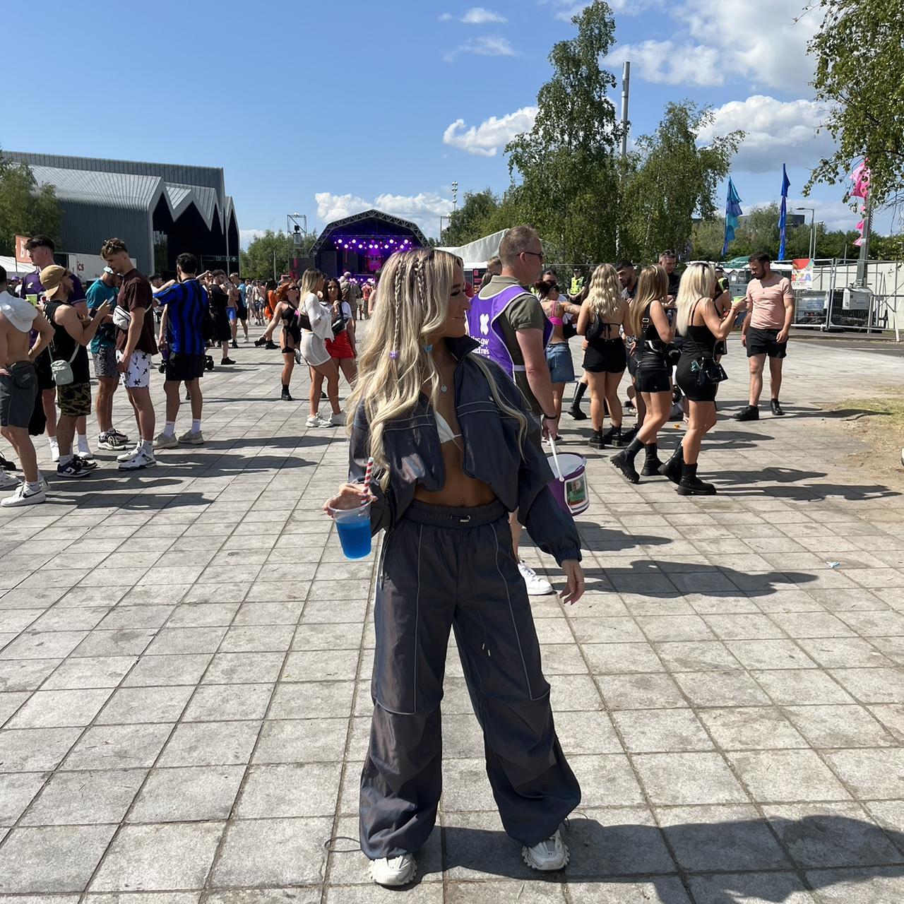 Luxe to kill iridescent co ord shell tracksuit worn... - Depop