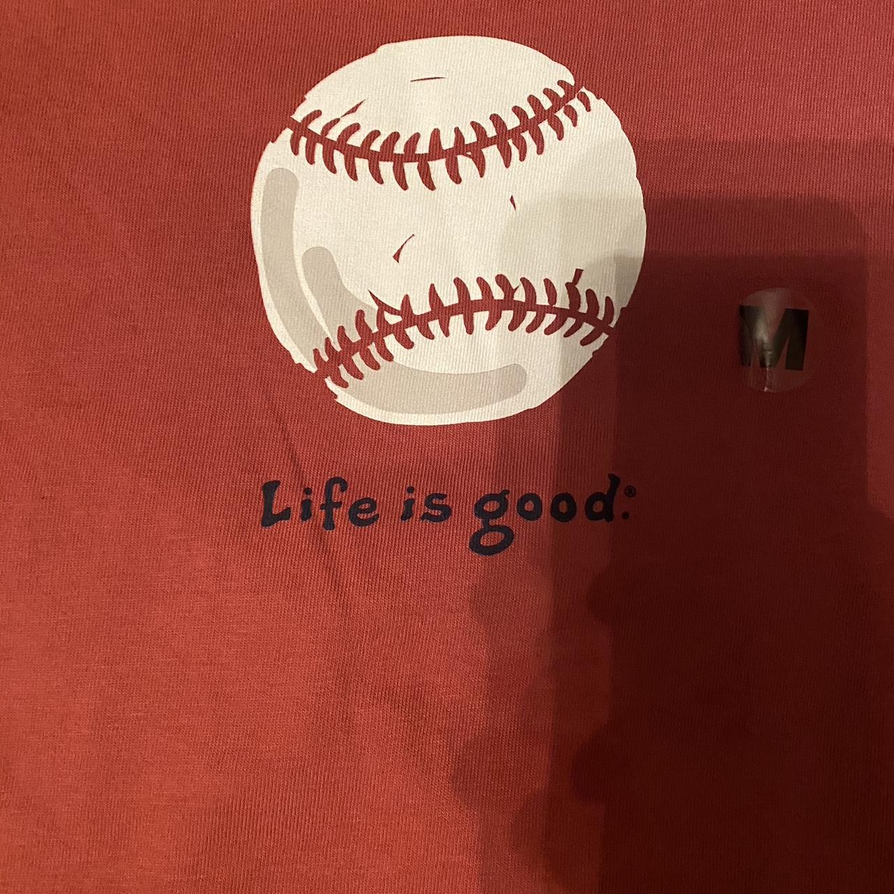 Never worn Life is Good Baseball tee. 8/10 CONDO... - Depop
