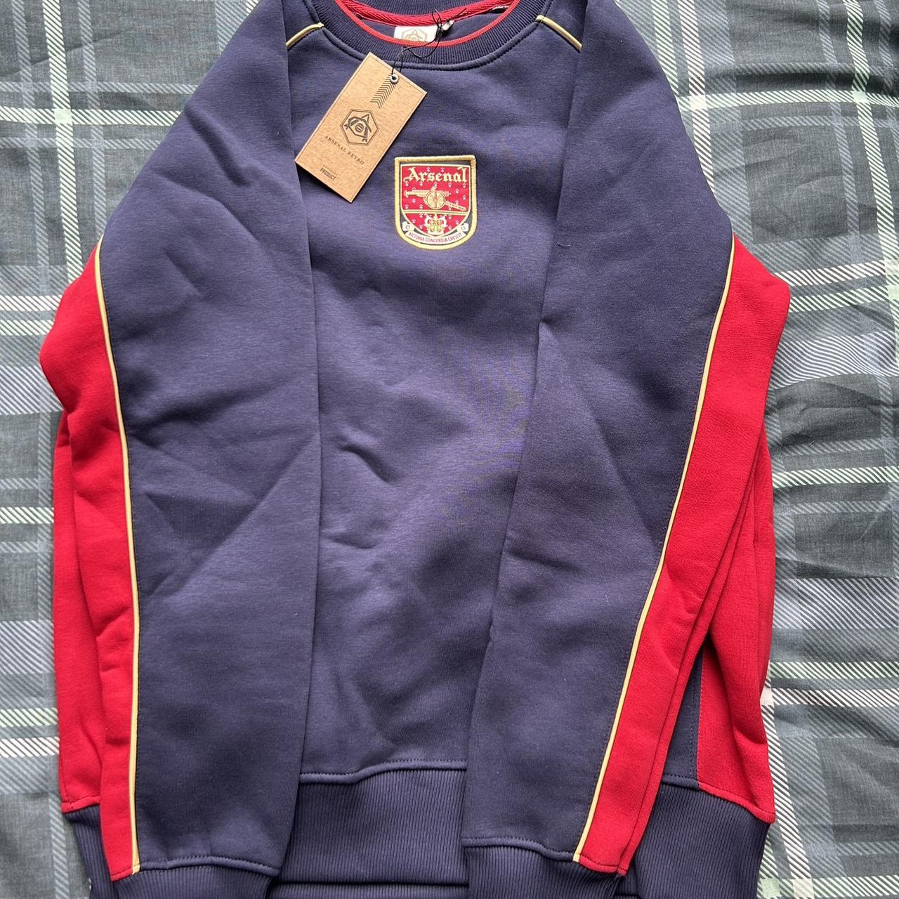 Brand new, unworn Arsenal Retro Crest Sweatshirt in... - Depop