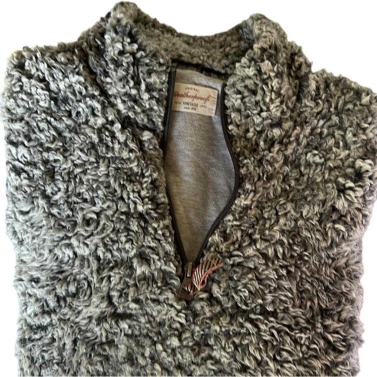 Weatherproof Vintage Fleece Pullover Gray sz S EUC - Depop