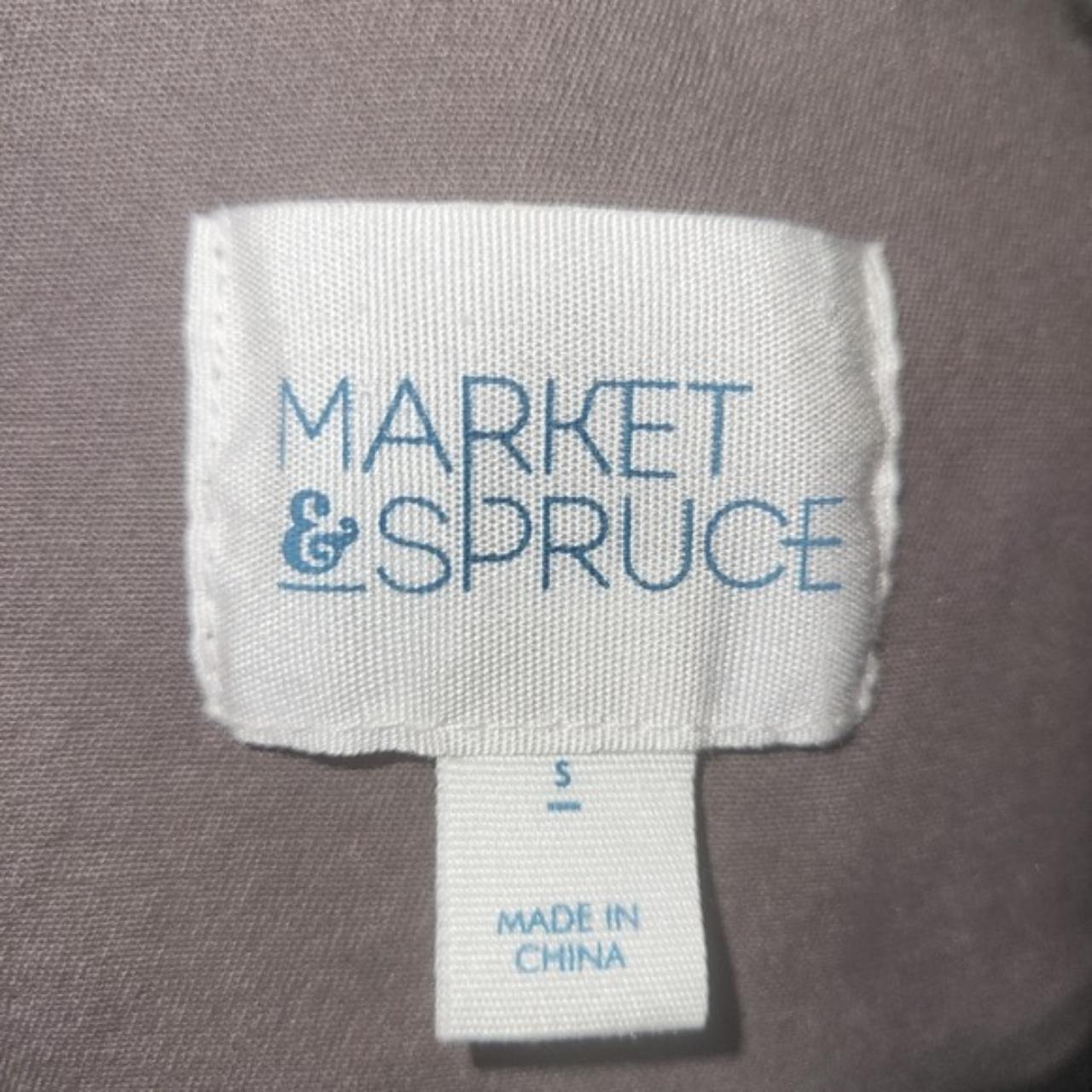 Market & Spruce Utility Jacket Brown sz S EUC - Depop