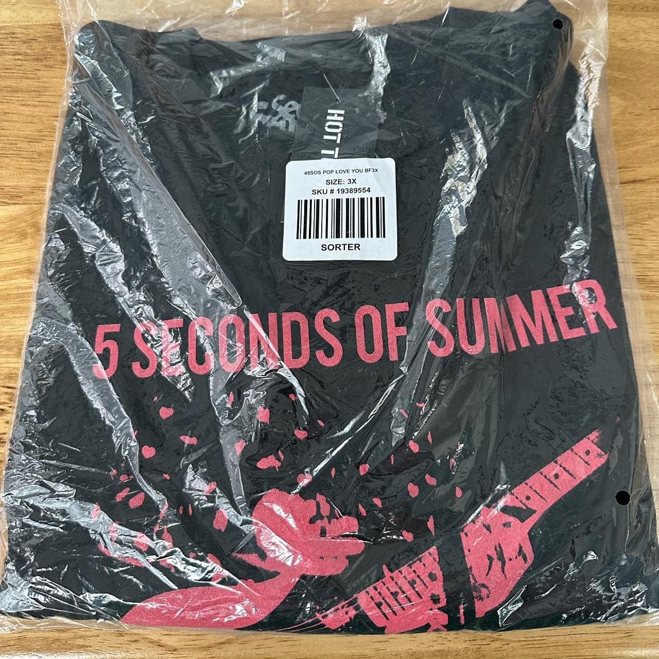 5sos Youngblood shirt. Outline of luke. Brand new in... - Depop
