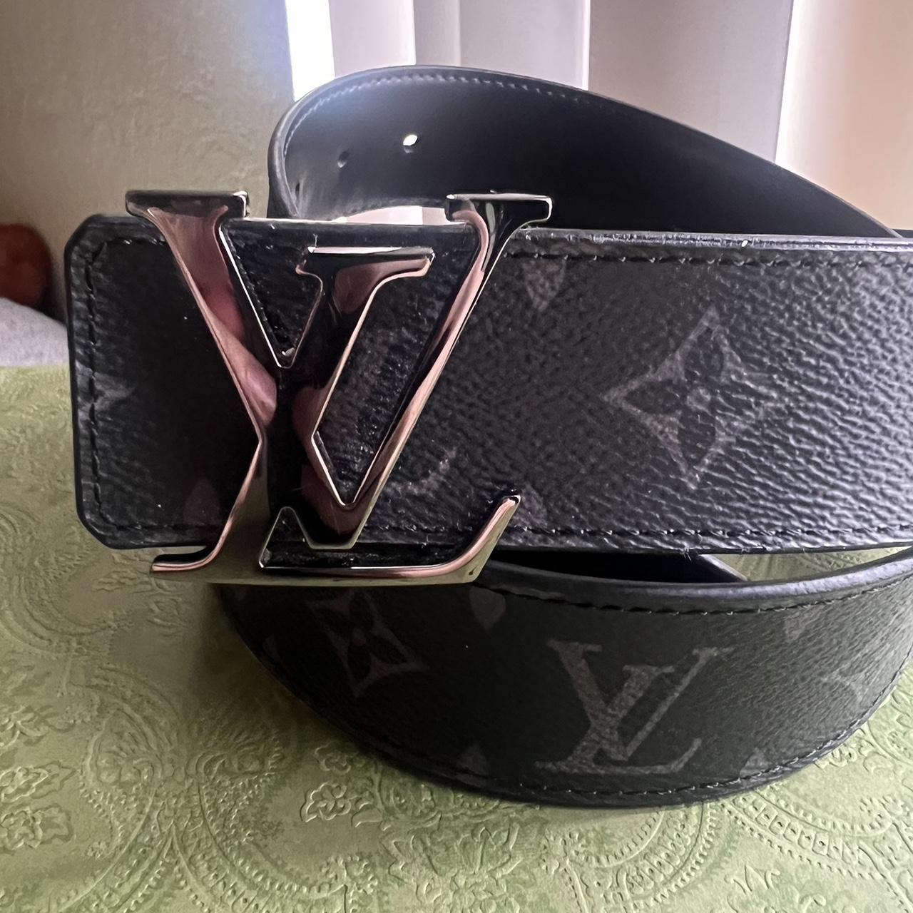 ⁉️AUTHENTIC⁉️40mm Louis Vuitton reverse belt LV gucci... - Depop
