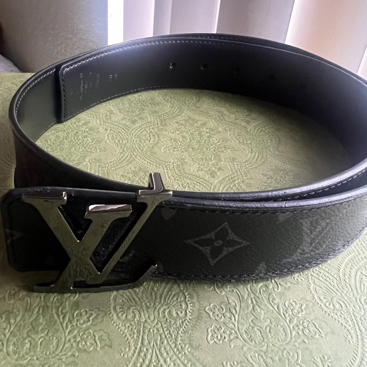 ⁉️AUTHENTIC⁉️40mm Louis Vuitton reverse belt LV gucci... - Depop