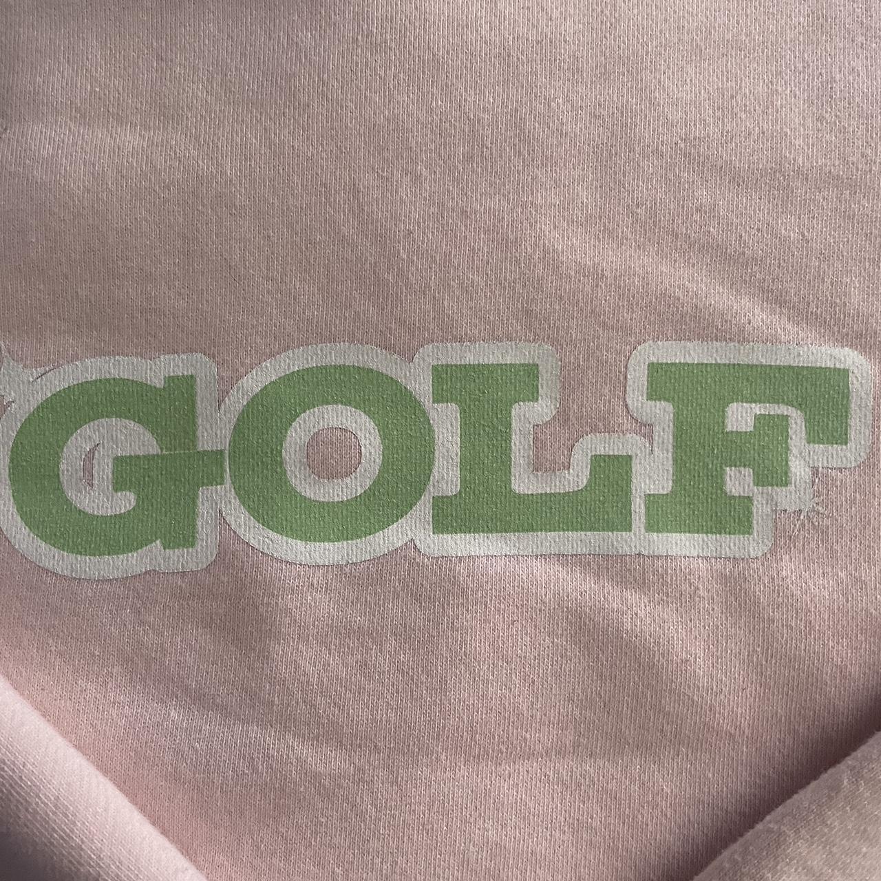 large pink GOLF WANG crewneck sweater bought it for... - Depop