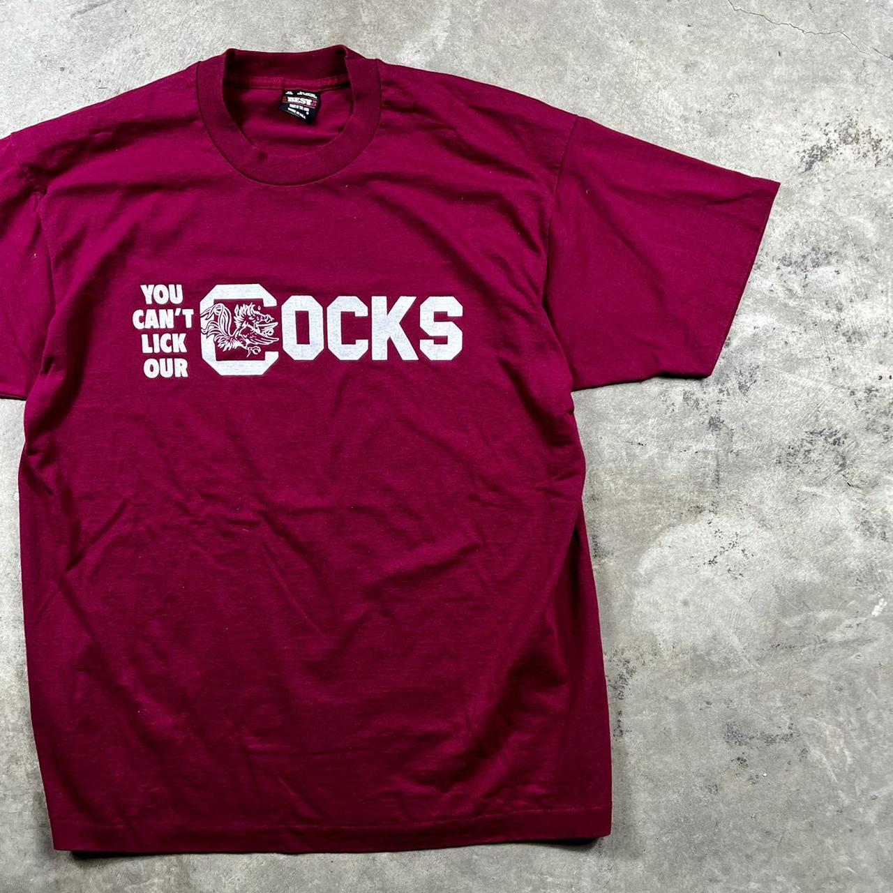 VINTAGE SOUTH CAROLINA GAMECOCKS SHIRT SIZED XLARGE... - Depop