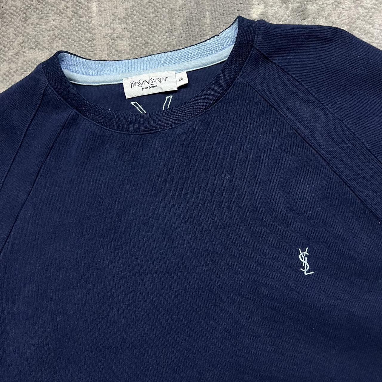 Vintage YSL Knitted Sweater Early 00’s Yves Saint... - Depop