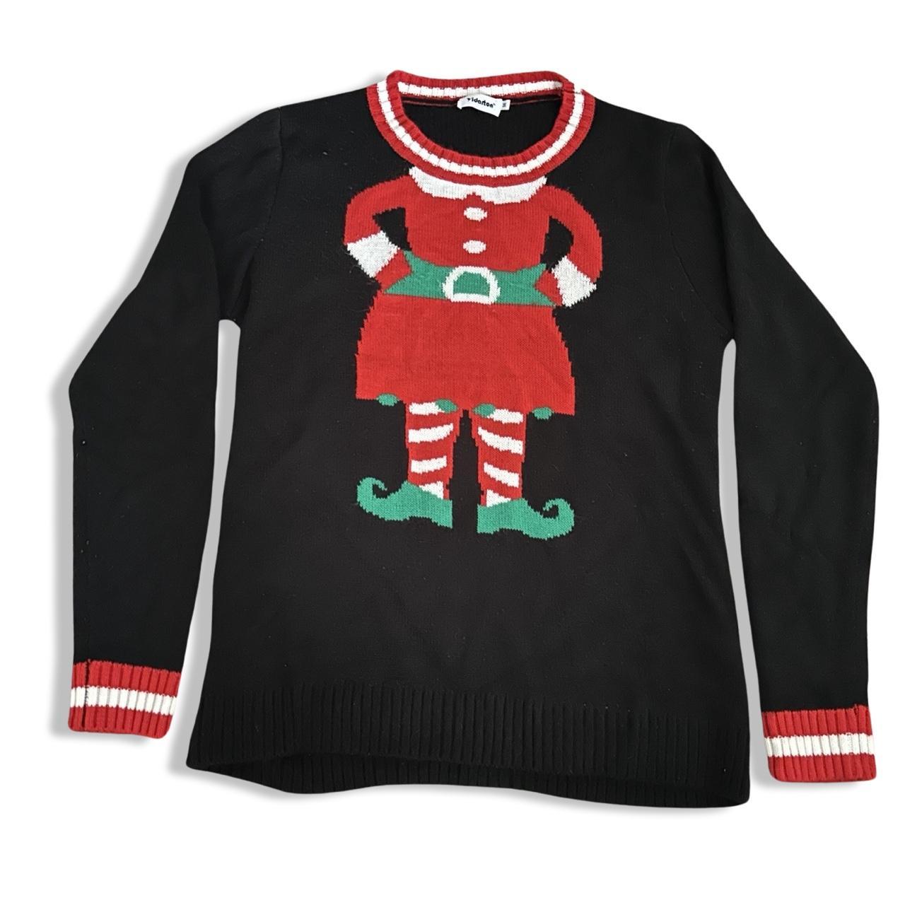 Elf Body Christmas crewneck knit sweater Size... - Depop