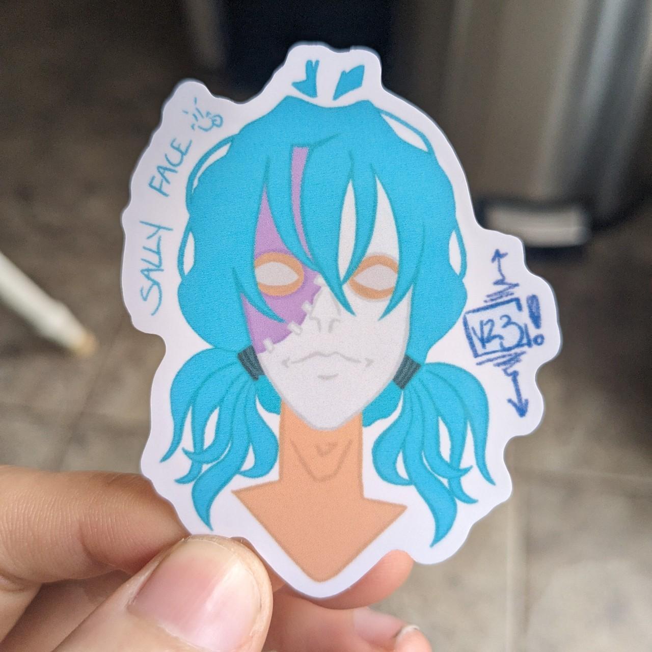 Sally face sticker Design 3" #custom #sticker... - Depop