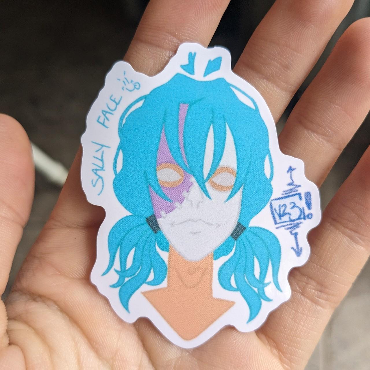 Sally face sticker Design 3" #custom #sticker... - Depop
