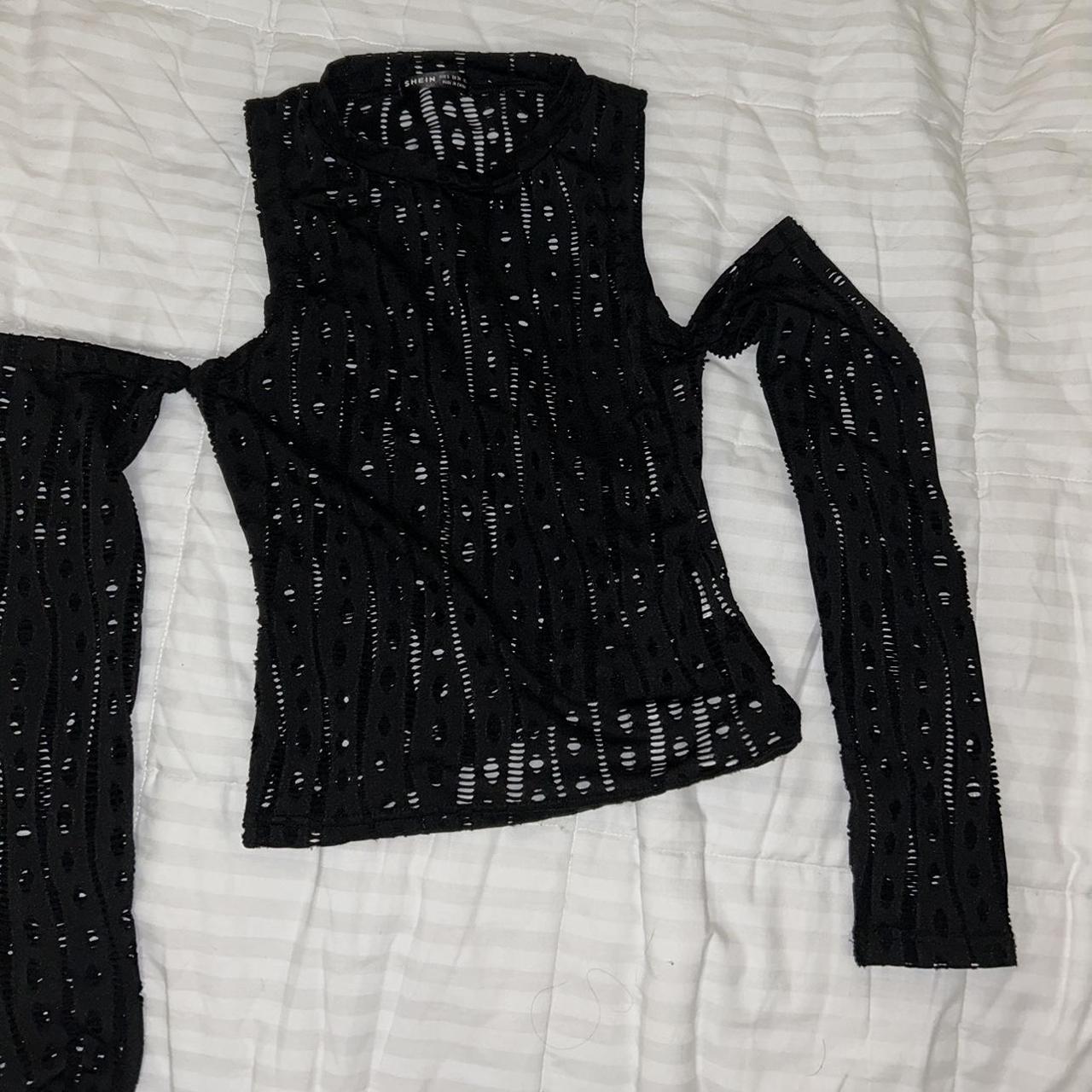 Long Sleeve Cut Out Top Shein Cute Going Out Depop