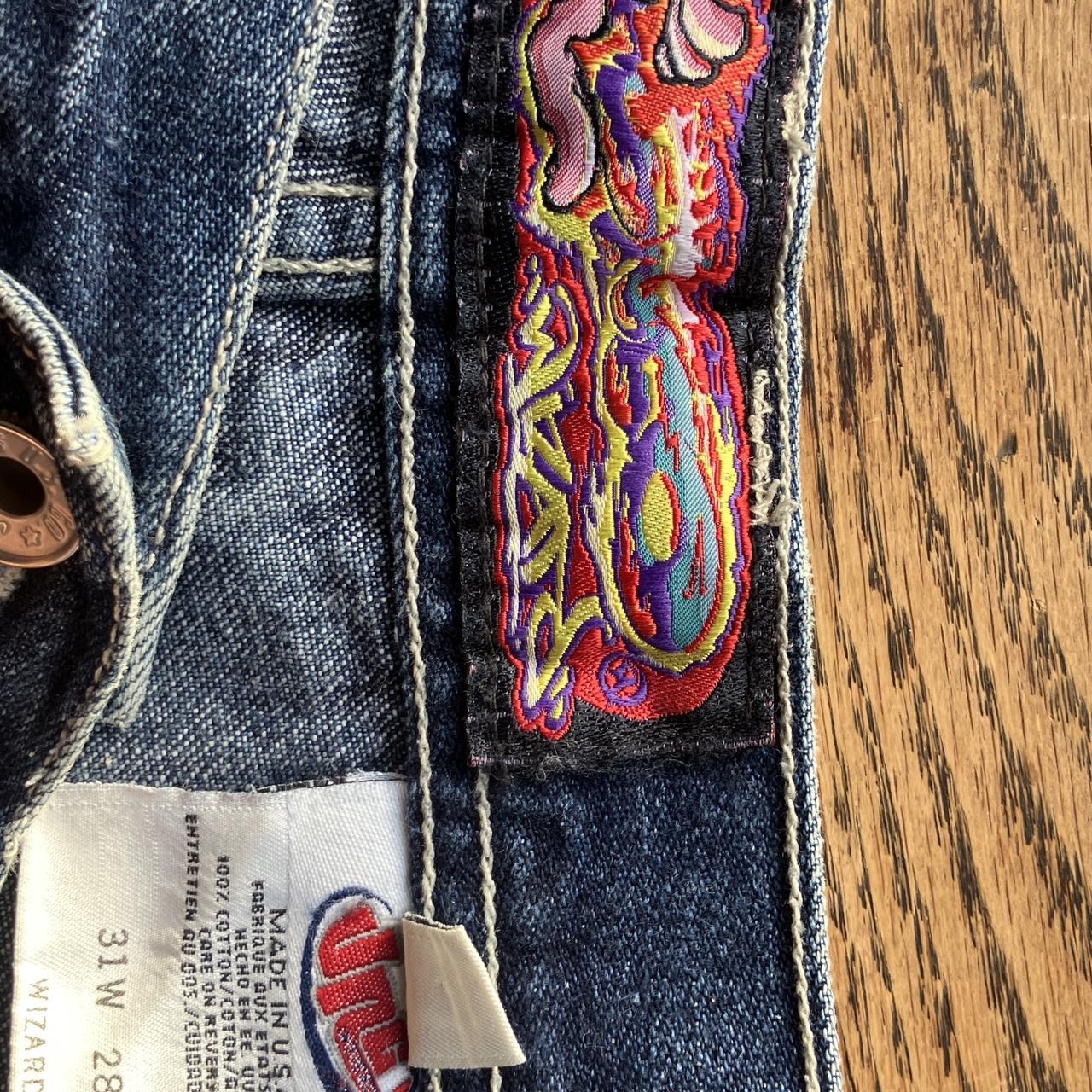 Crazy rare pair of JNCO Wizard Jeans 31 waist 28... - Depop