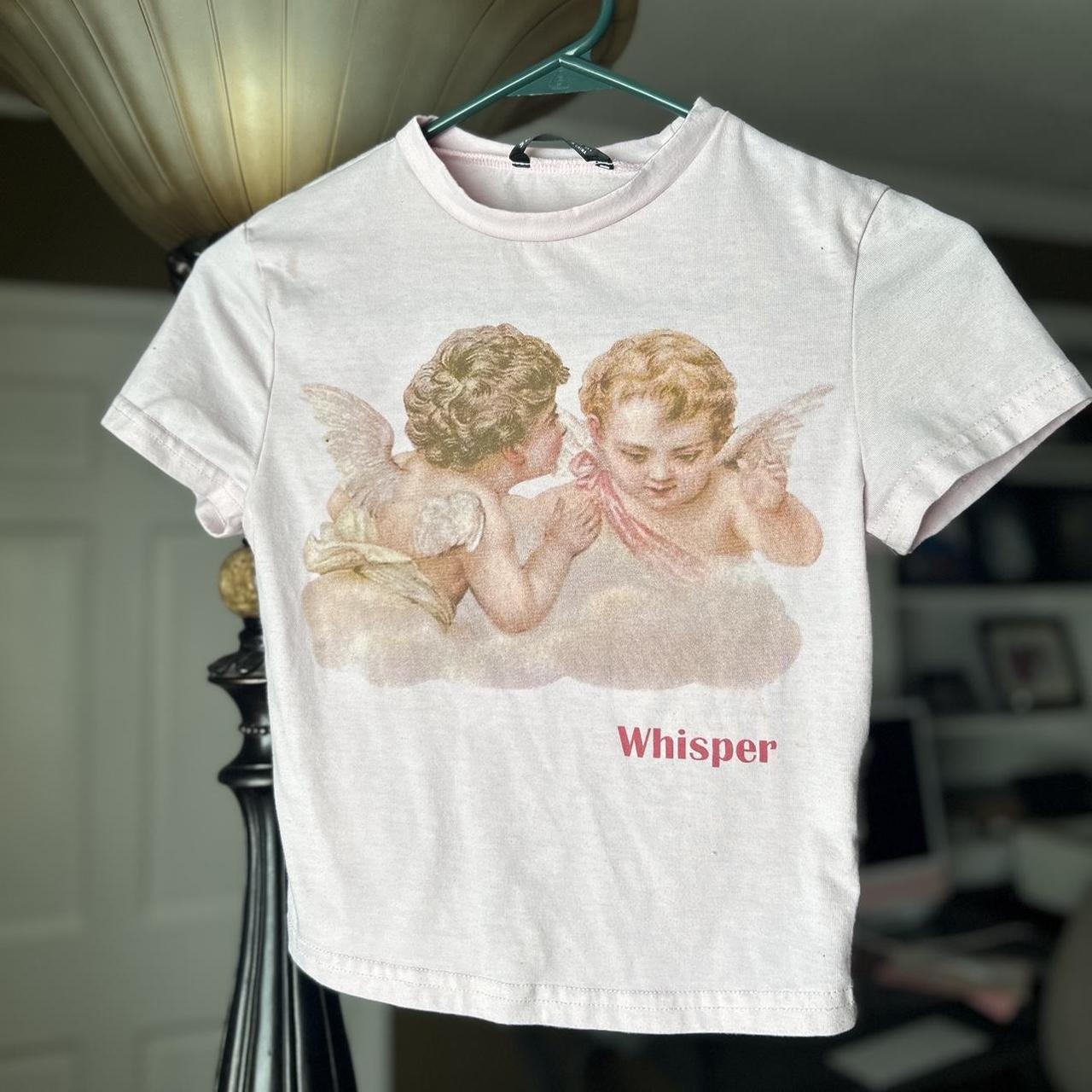 light pink baby angel crop top. worn once.... - Depop