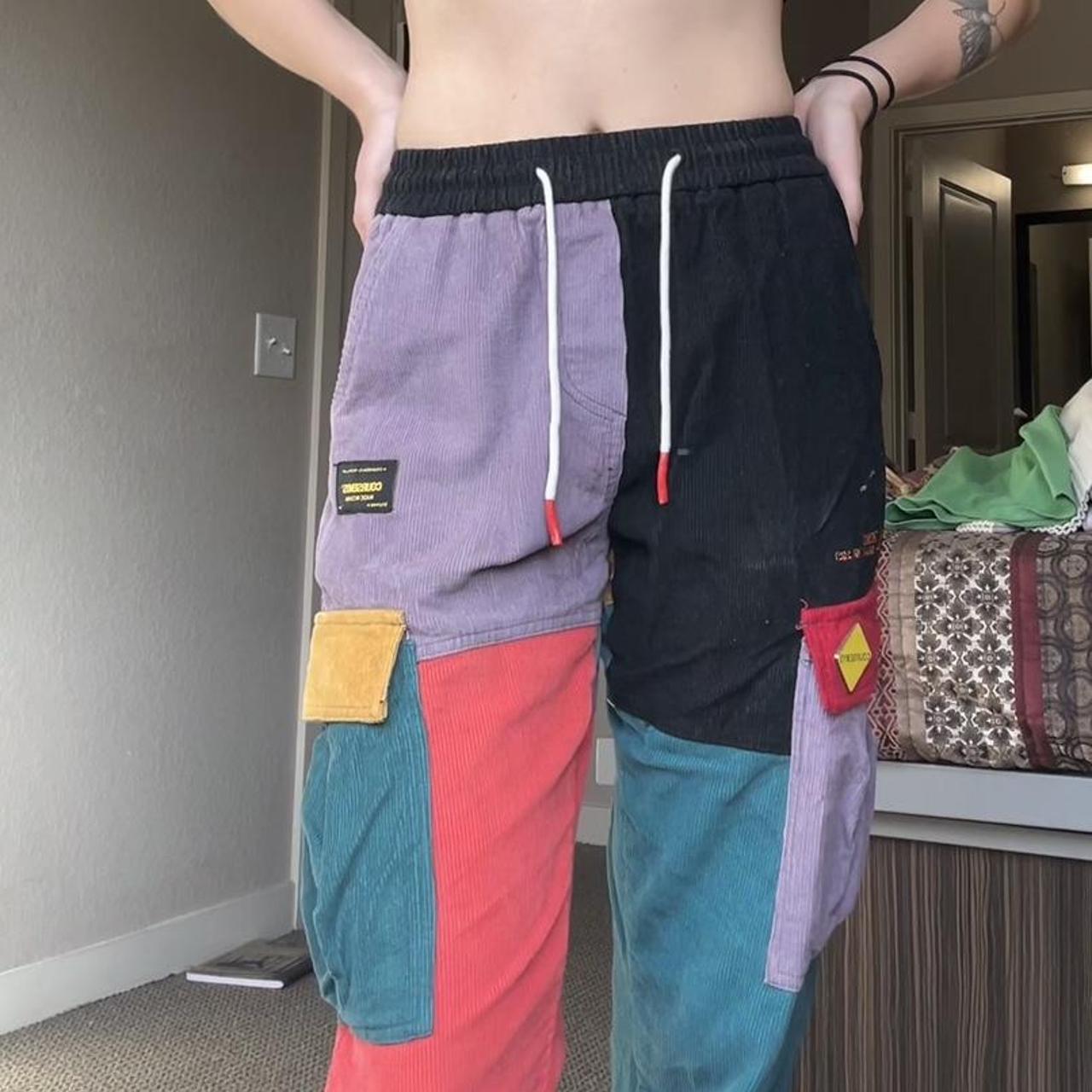 Aelfric eden corduroy multi color pants. Size small!... - Depop