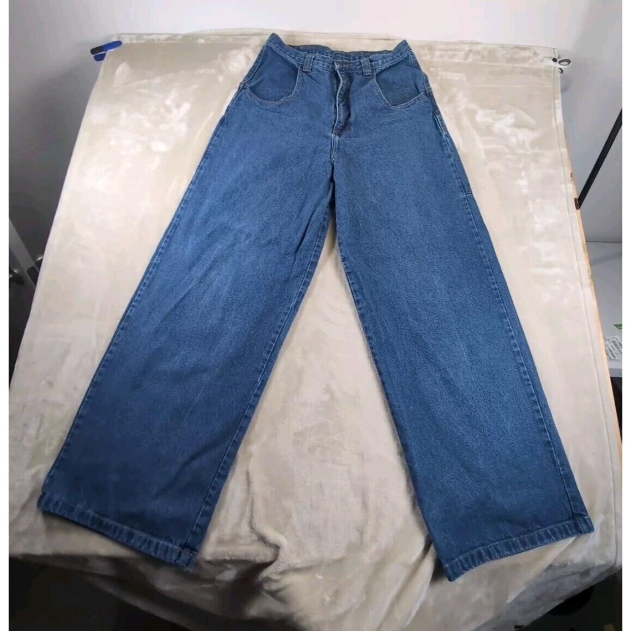 Vintage Menace Jeans 34 Jnco Style Wide Leg 24 Inch... - Depop