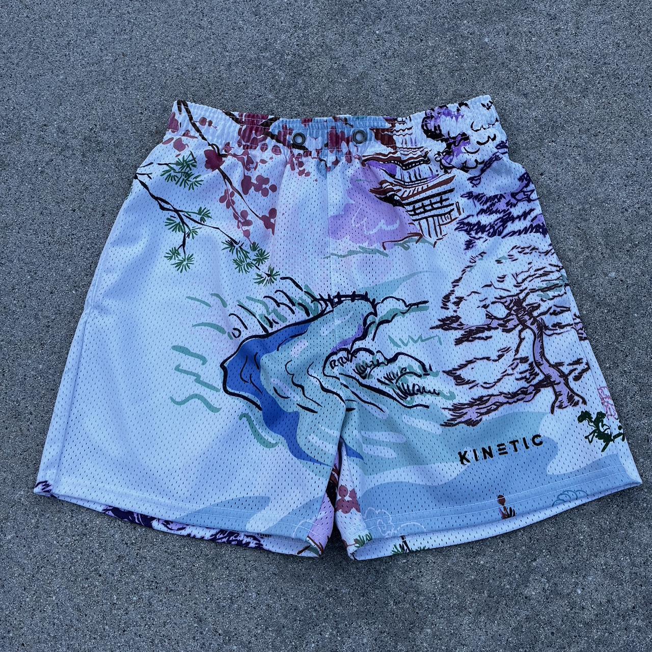 Kinetic King Graphic shorts 5in inseam Mesh material - Depop