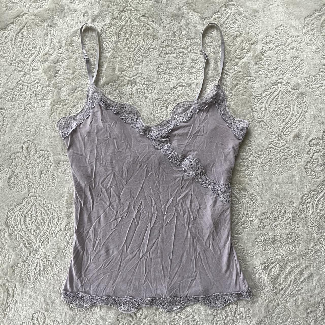 Y2K Vintage Lace Cami Tank Top #vintage #y2k #00s... - Depop