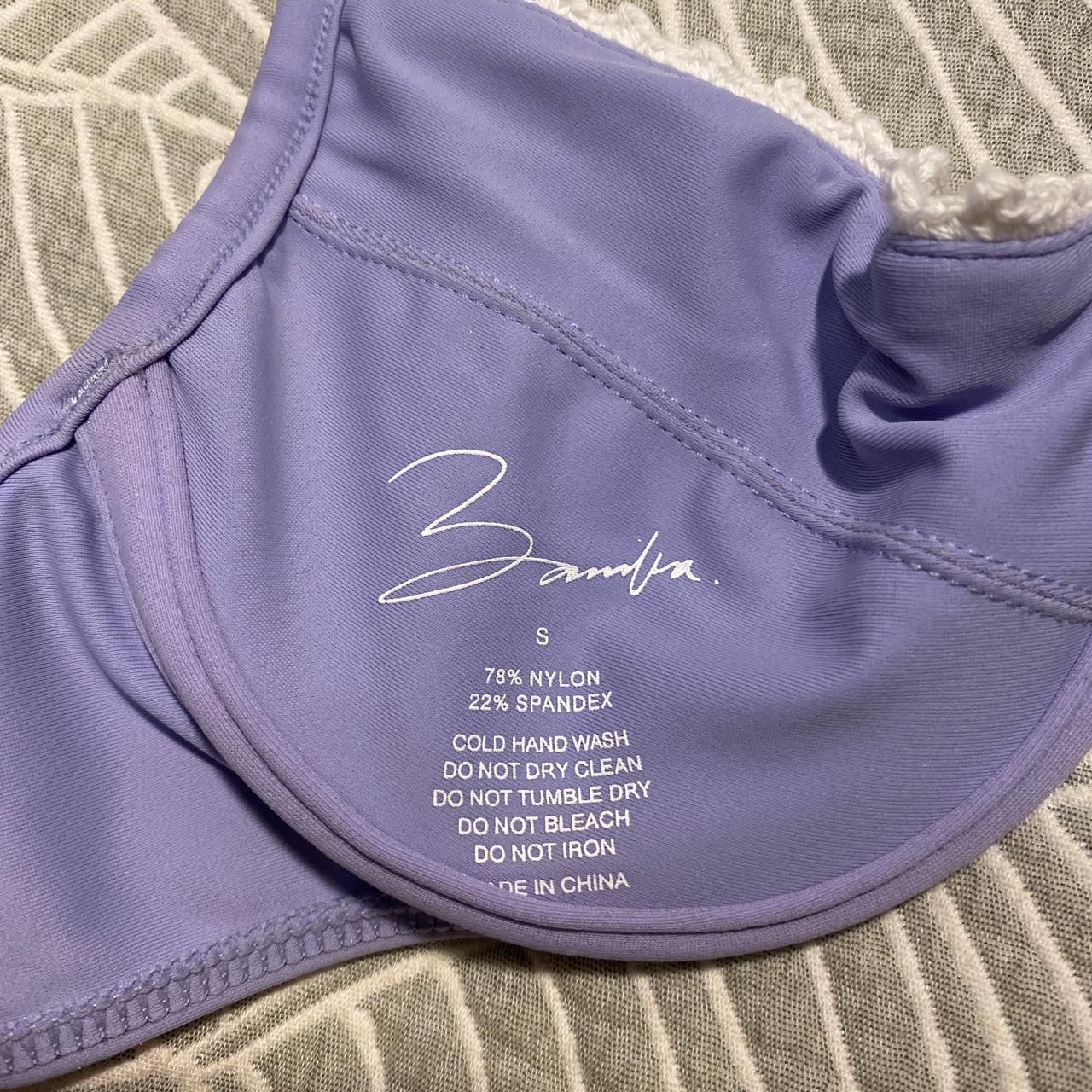 Bamba Swim - Bella bra in lavender Worn a couple... - Depop