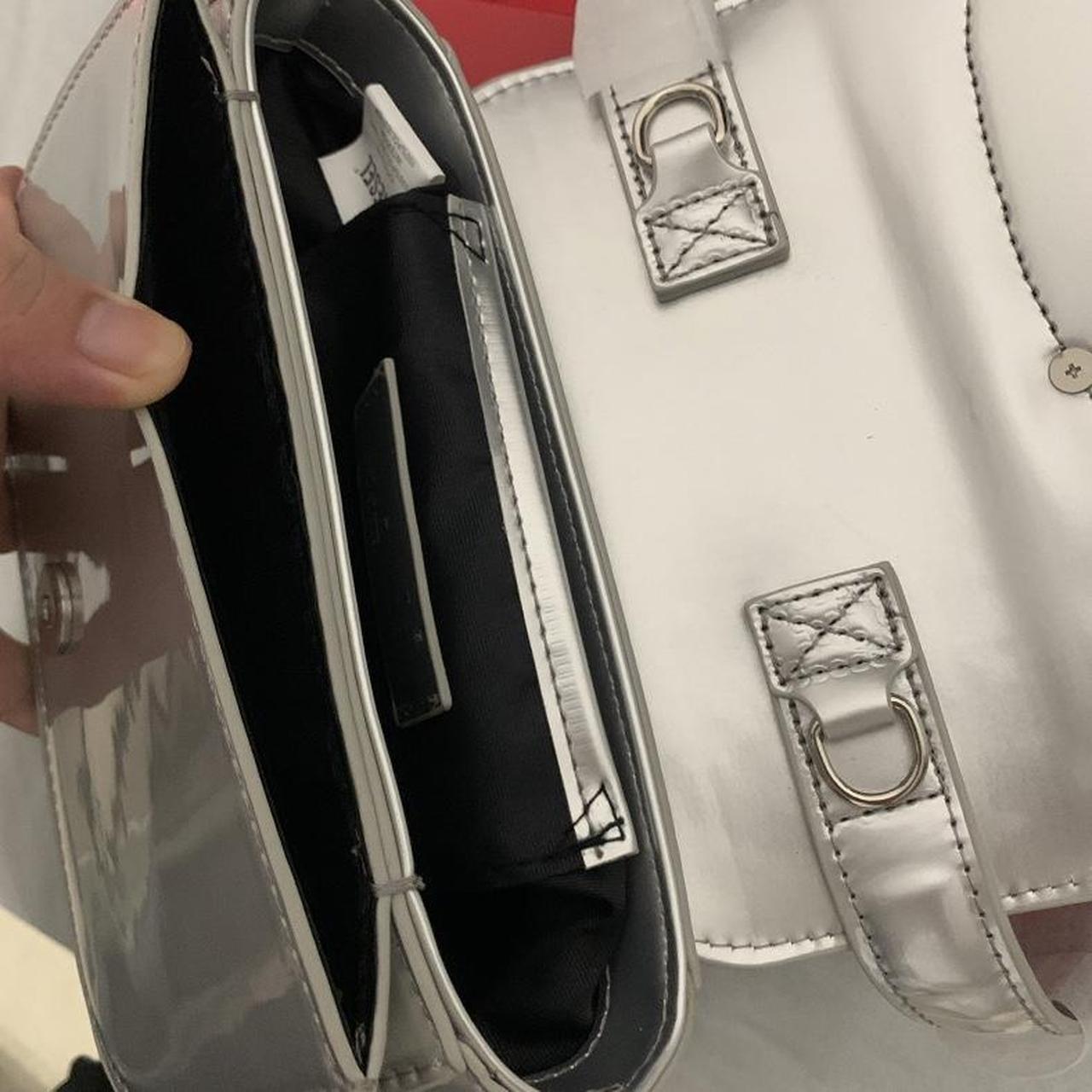 Diesel silver crossbody bag, brand new with tags, in... - Depop