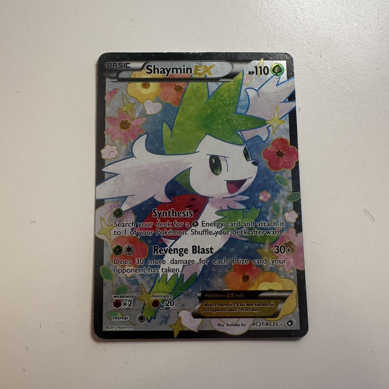 FULL ART Shaymin EX ULTRA RARE RC21/RC25 Radiant... - Depop