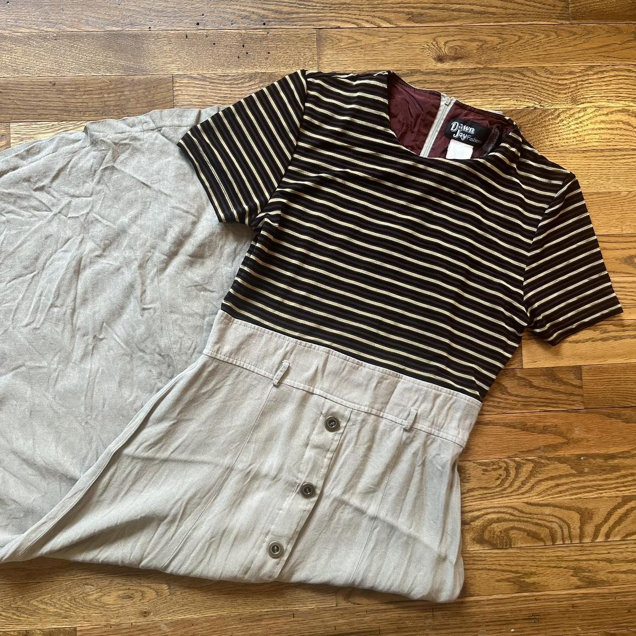 Adorable vintage A-line grunge-style maxi dress from... - Depop