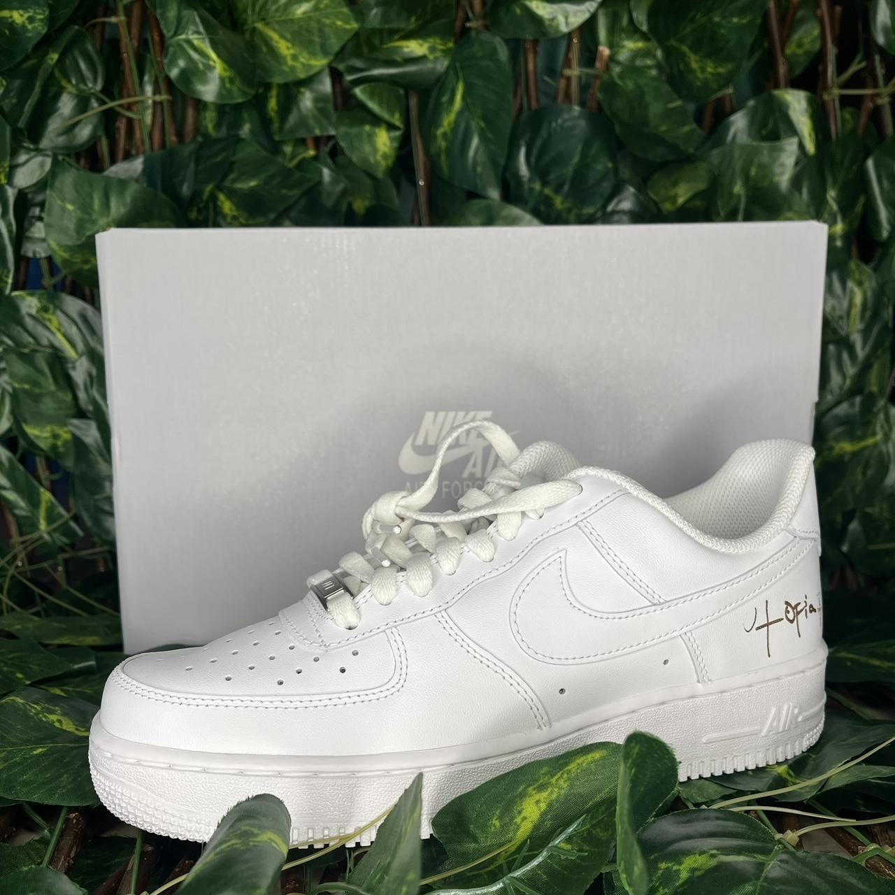 Travis Scott Air Force 1 UTOPIA !! Size 9.5 W Shoot... | Depop