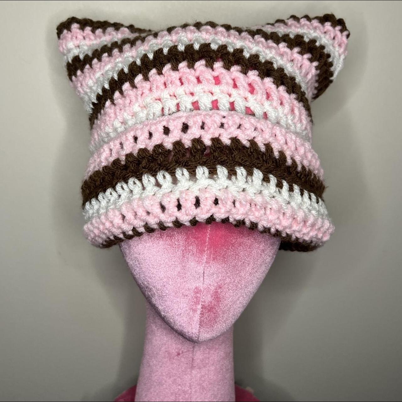 Neapolitan Car Ear Beanie - Depop